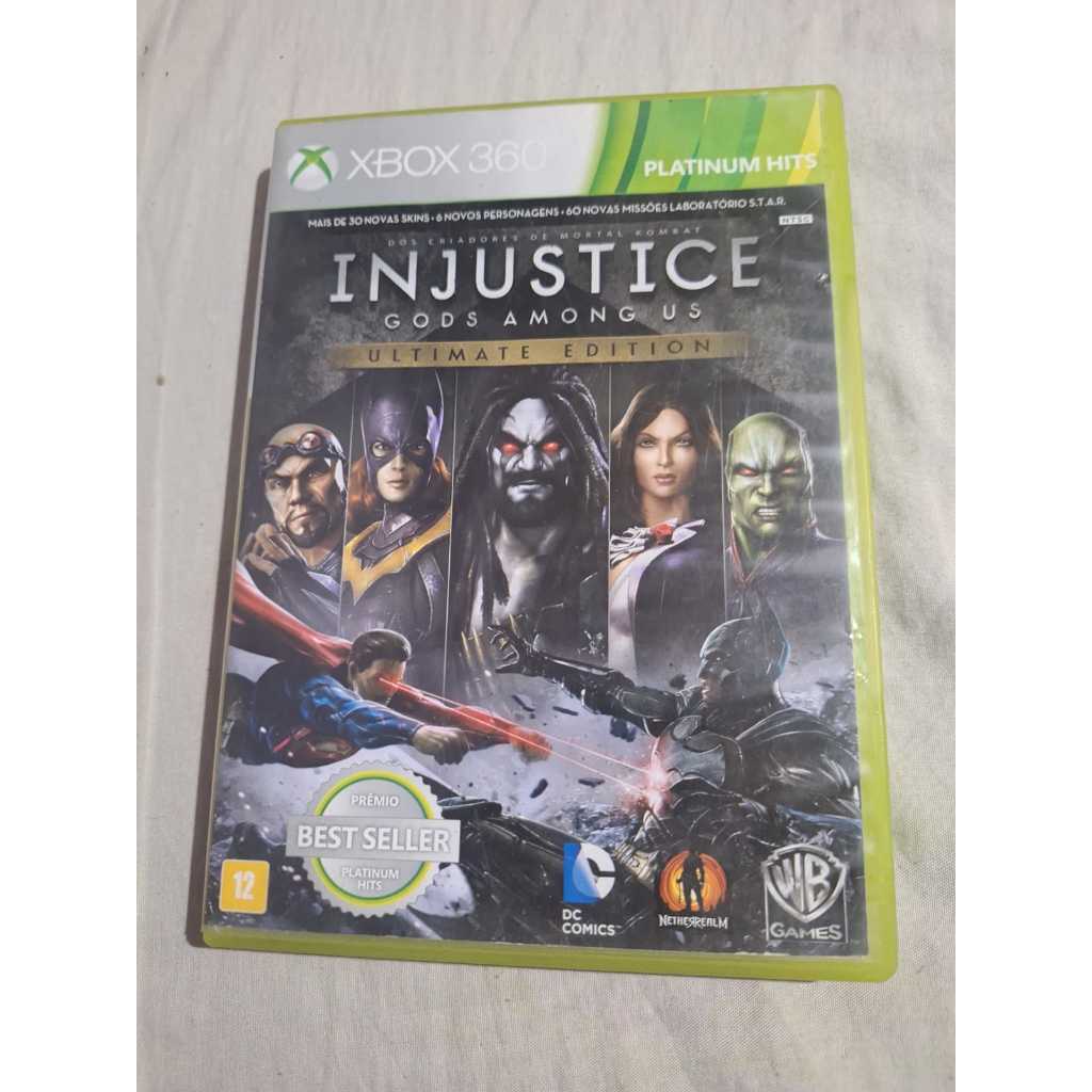 injustice xbox 360 midia fisica original | Shopee Brasil
