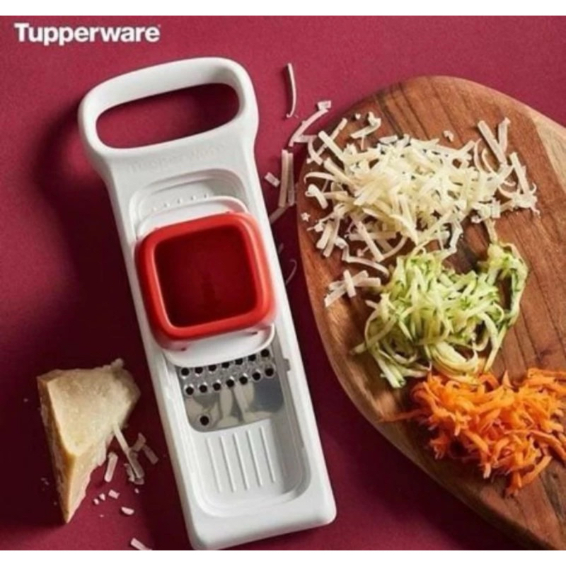 Tupperware Super Chef Mini Ralador Branco e Vermelho | Shopee Brasil