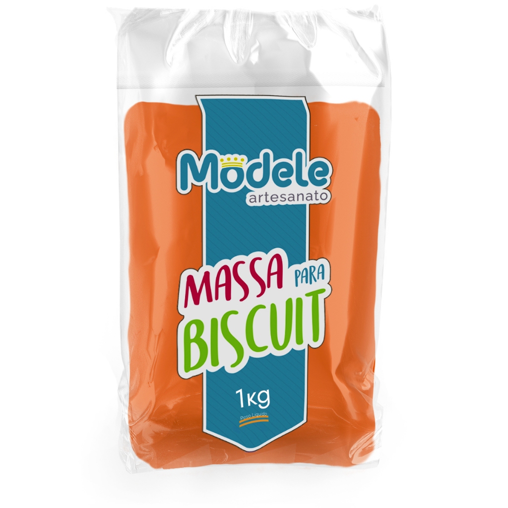 LARANJA NECTAR/ MASSA DE BISCUIT MODELE COLORIDA 1 KILO ARTESANATO ...