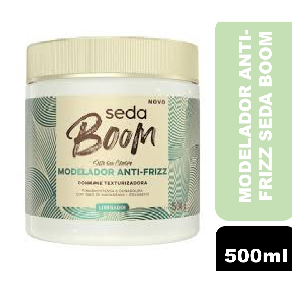 Modelador Seda Boom 500g Anti-Frizz | Shopee Brasil