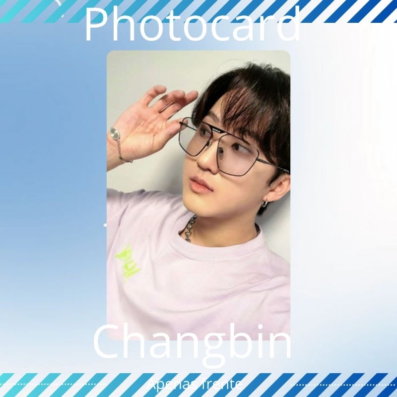 Changbin stray Kids photocard fanmade | Shopee Brasil