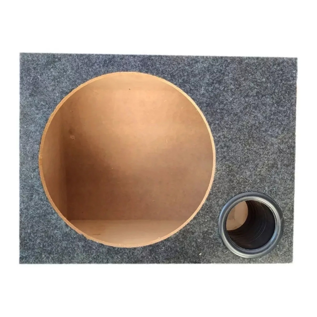 Caixa Vazia Para 1 Sub Alto Falante De 8 Polegadas + Duto de 3 Polegadas | Shopee Brasil