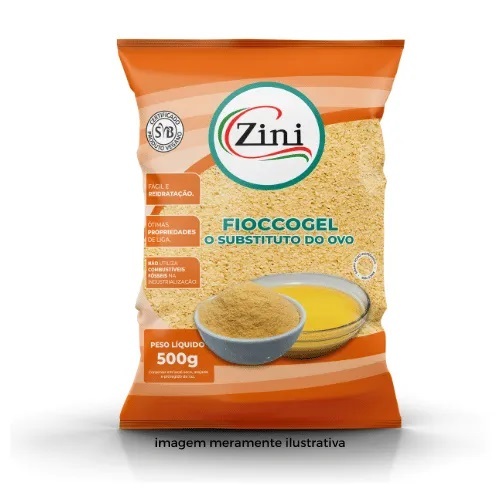 Ligante Empanamento Fioccogel 500 gramas Zini Alimentos | Shopee Brasil