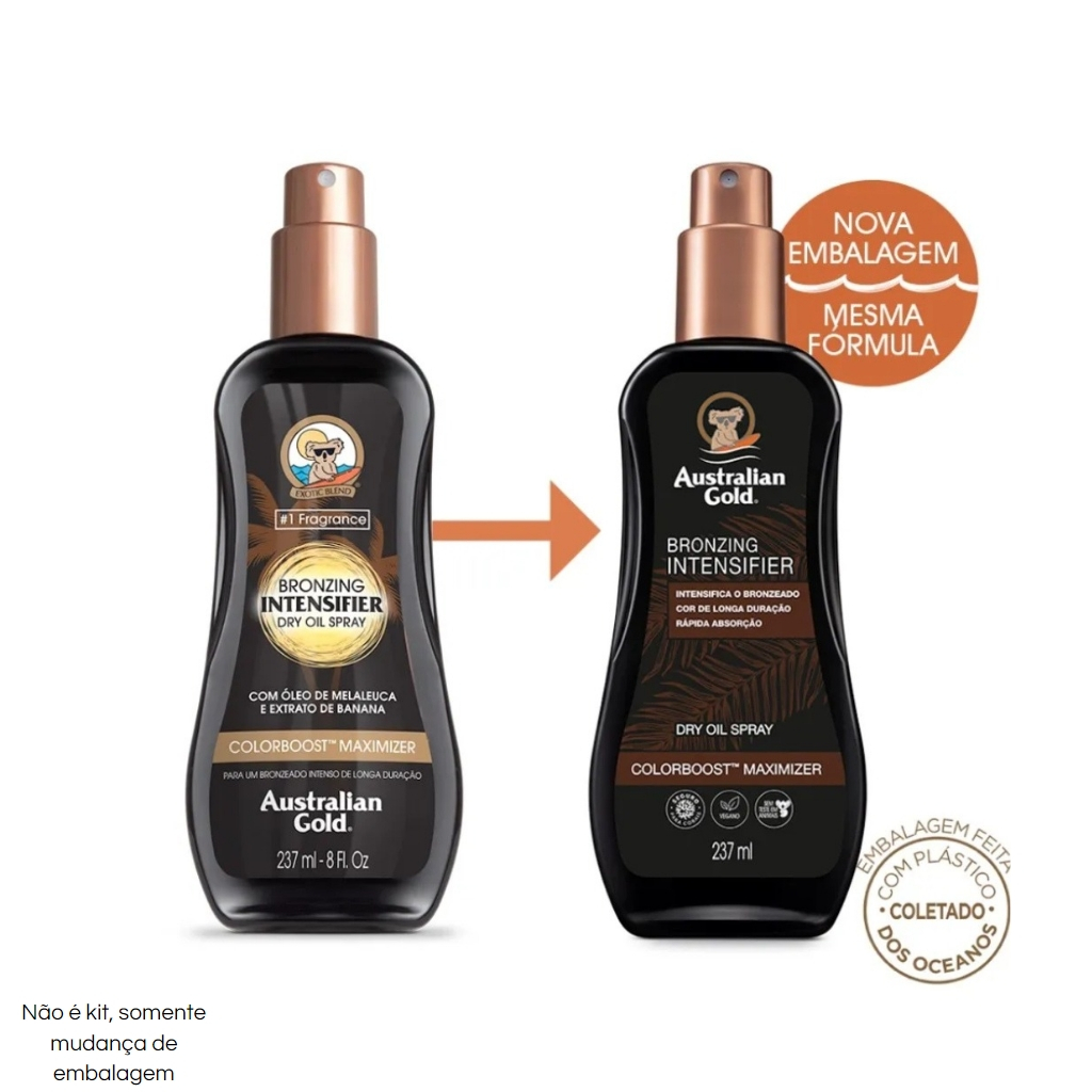 Óleo Bronzeador Corporal Australian Gold Brozing Intensifier 237 ml ...