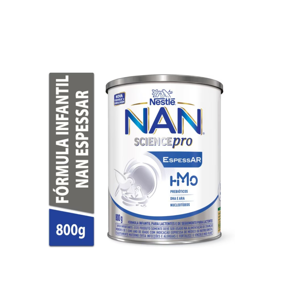 Fórmula Infantil NAN Science Pro Espessa AR 800g Nestlé | Shopee Brasil