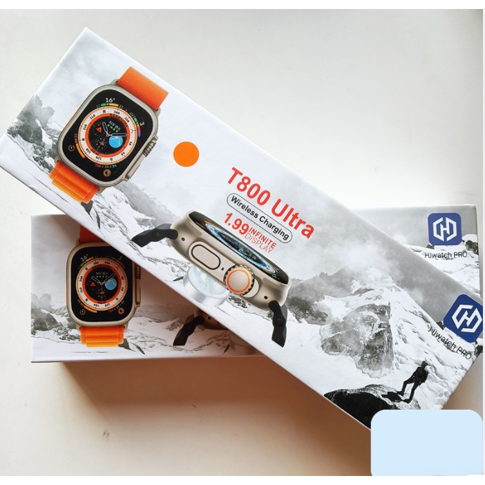 Smartwatch T800 Series 8 Ultra Calculadora Cardíaca Monitoramento Da Frequência Relógio ...