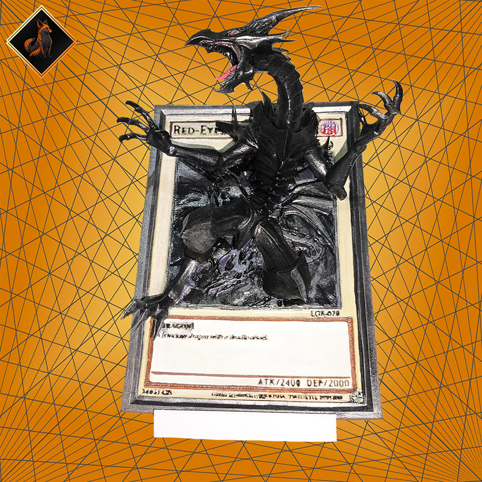 Dragao Negro de Olhos Vermelhos Carta Yugioh Black Dragon Red Eyes ...
