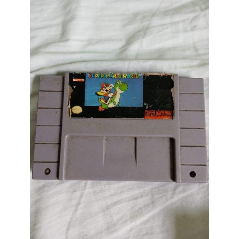 Super Mario World Cartucho original Super Nintendo | Shopee Brasil