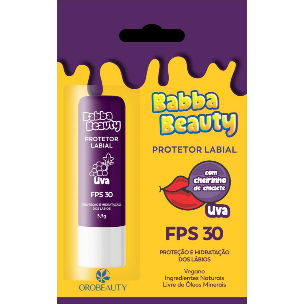 babba beauty protetor labial com cheirinho de chiclete Premium Shine ...