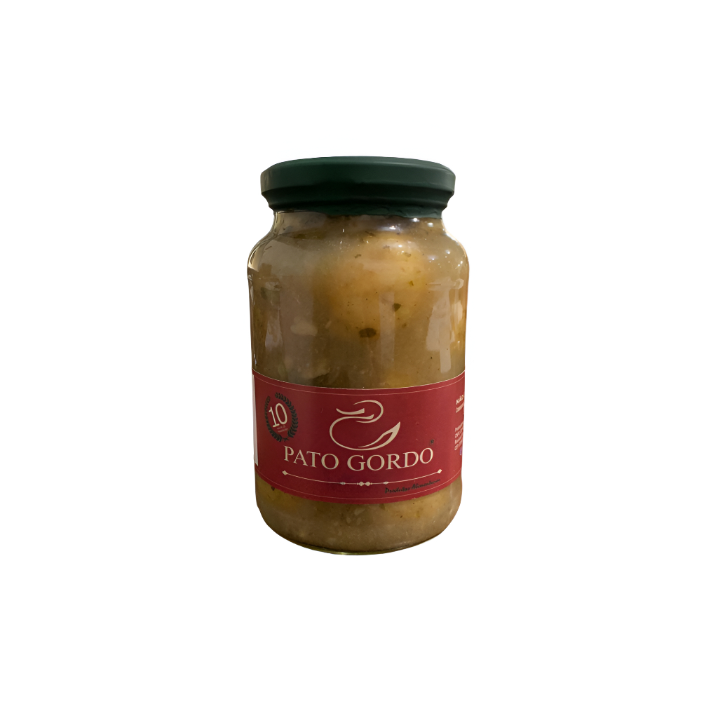 Picles De Batata Temperada Em Conserva Pato Gordo Vidro 570g | Shopee ...