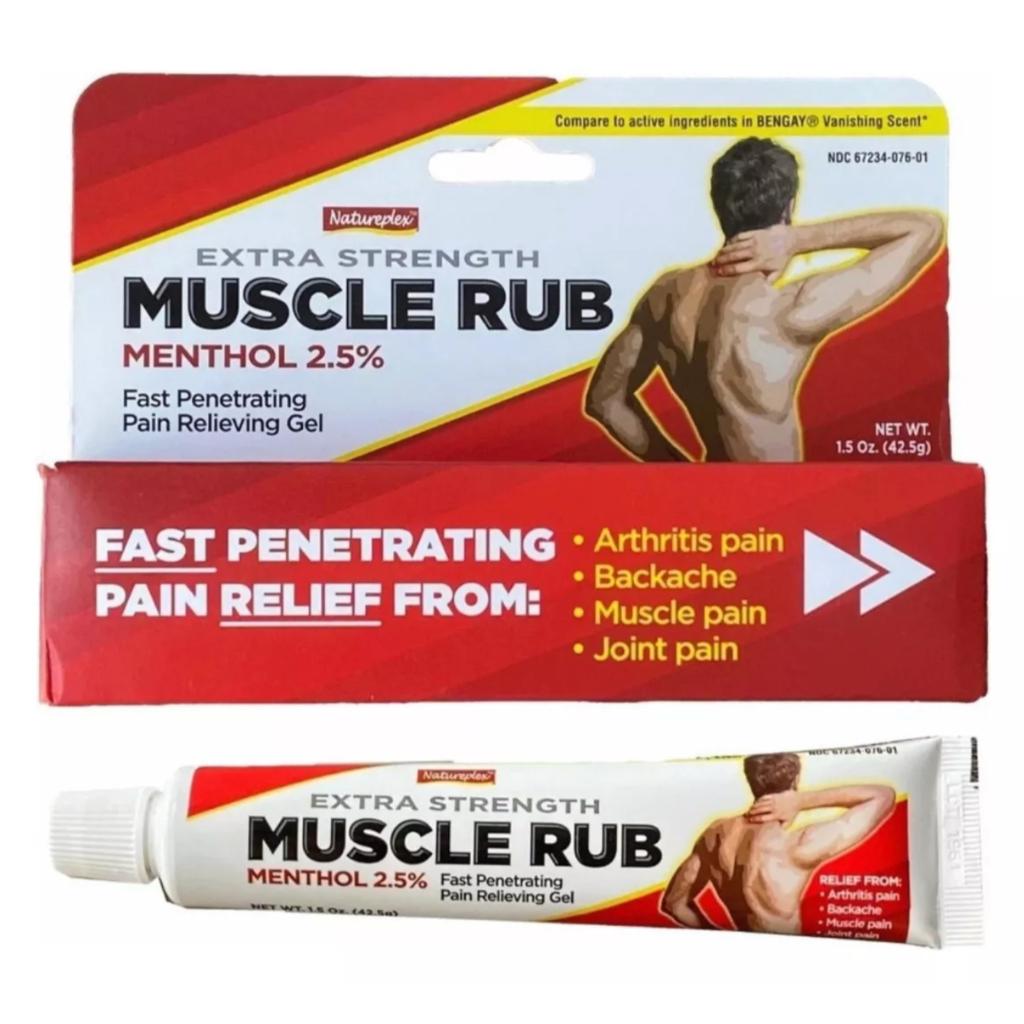 Muscle Rub Pomada Bengay Importada com Mentol Estados Unidos Natureplex ...
