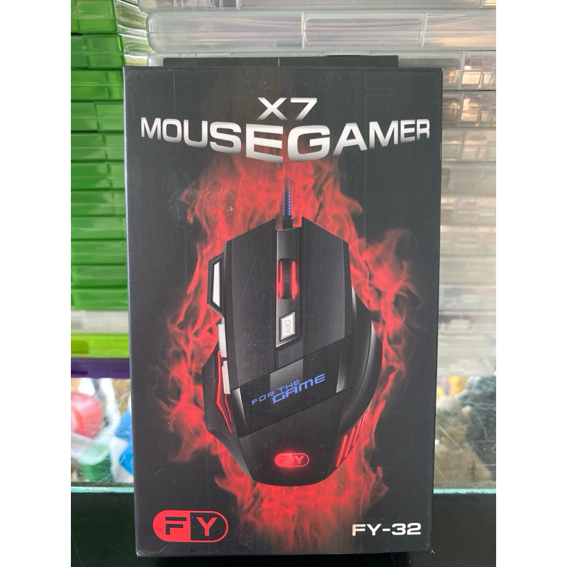 Mouse Gamer USB Com Fio - 7 Botões X7 | Shopee Brasil