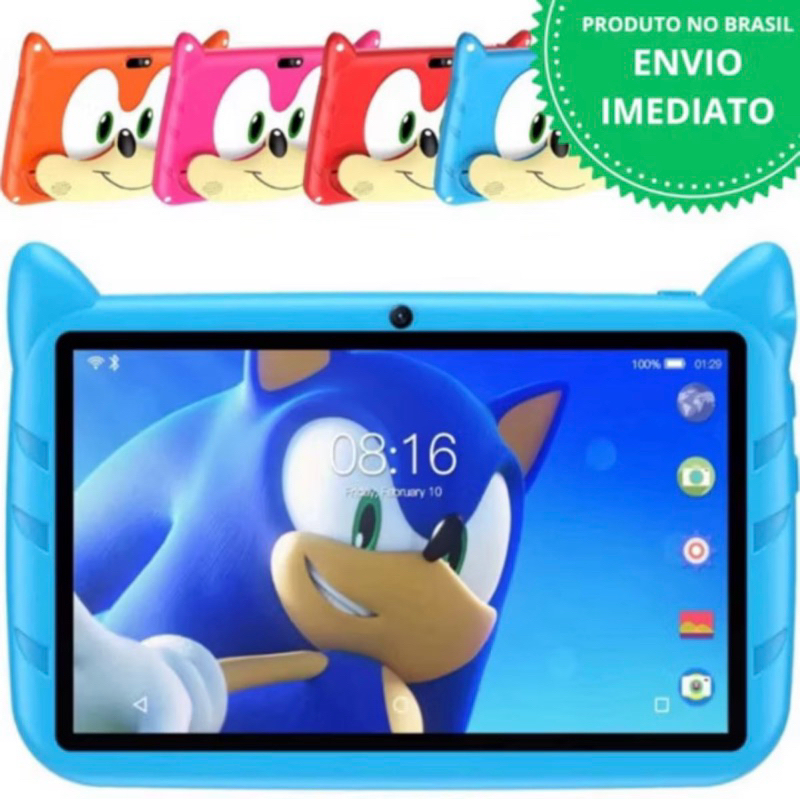 Tablet Do Sonic Android Infantil kids. | Shopee Brasil