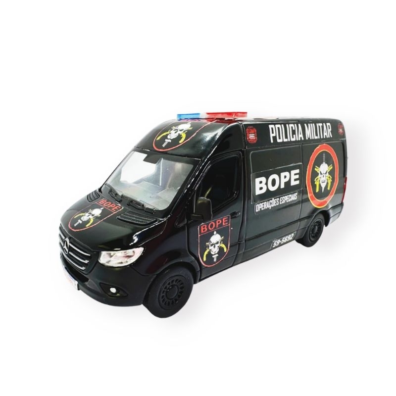 Miniatura Van Viatura BOPE PMERJ Caveirão Tropa de Elite Polícia ...