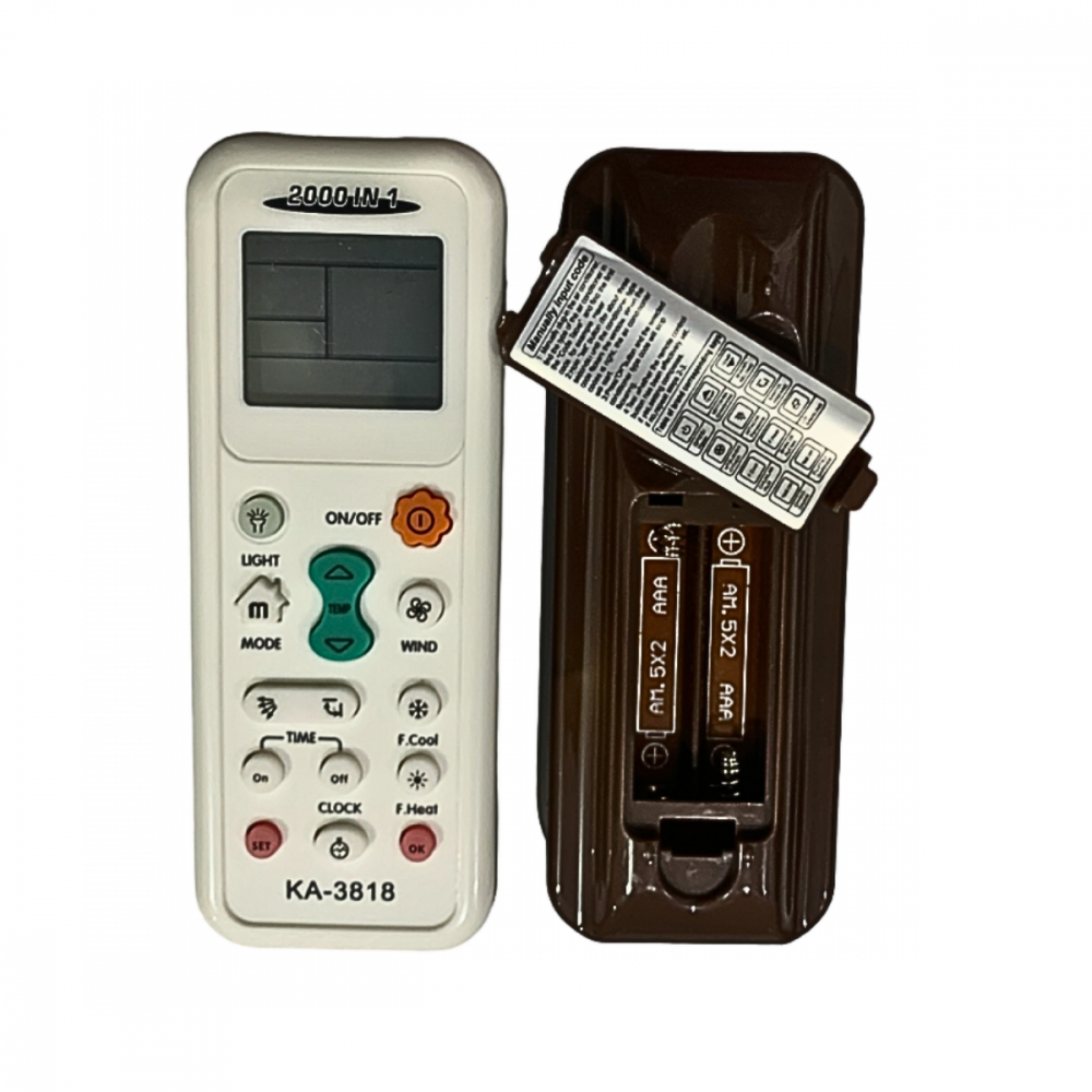 Controle Remoto Universal para AR CONDICIONADO Kapbom KA-3818 | Shopee ...