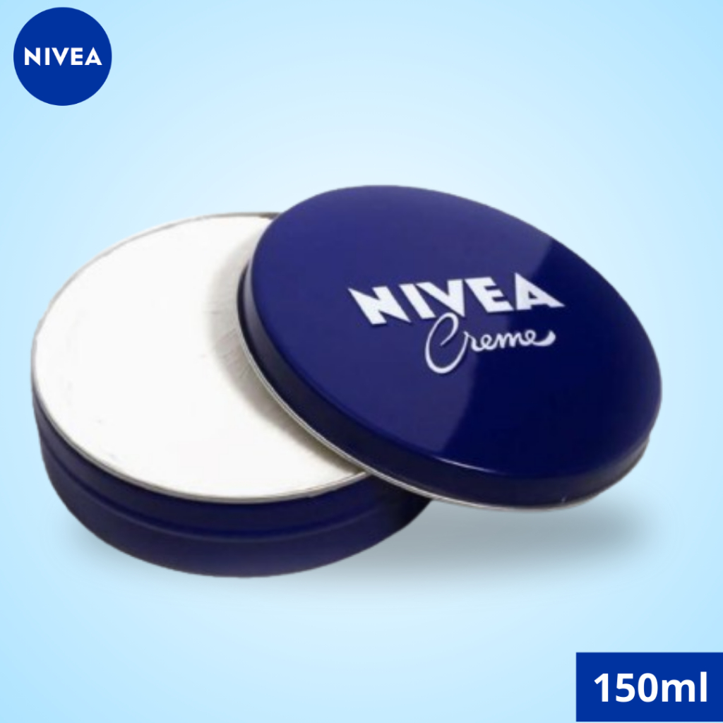 NIVEA creme hidratante lata azul grande 145g | Shopee Brasil
