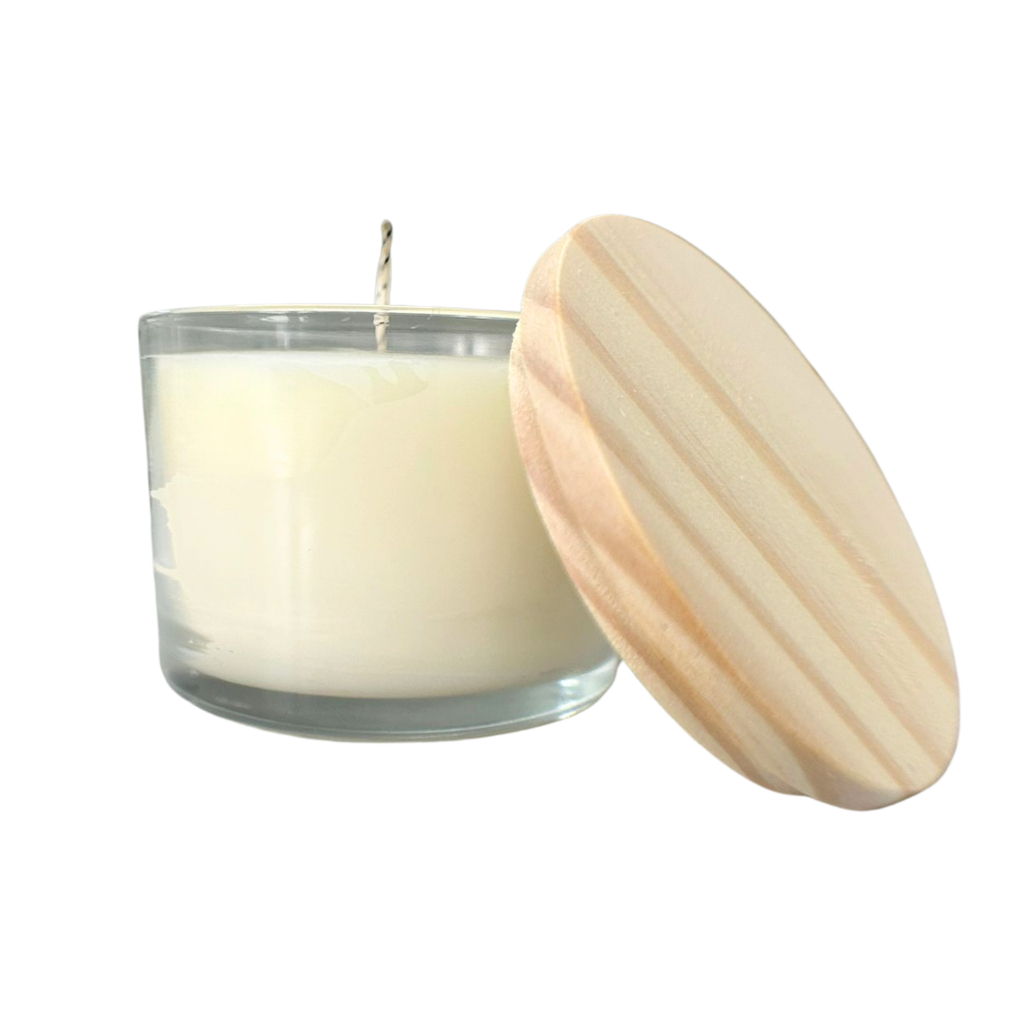 Pote Patê 150ml Com Tampa de Madeira Para Velas Aromáticas e Velas ...