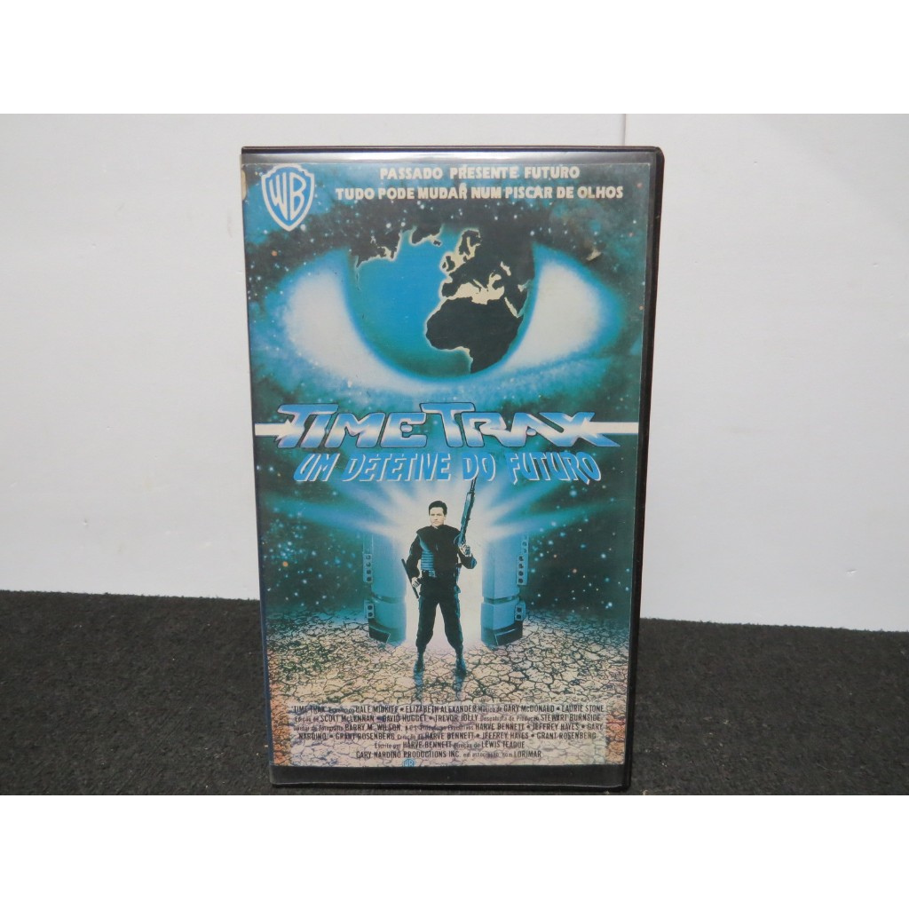 FITA VHS TIME TRAX - UM DETETIVE DO FUTURO | Shopee Brasil