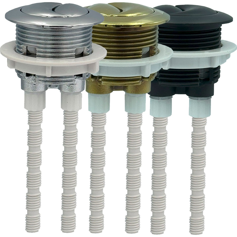 Botão Acionador Duplo para Caixa de Descarga Acoplada Dual Flush 38mm ...