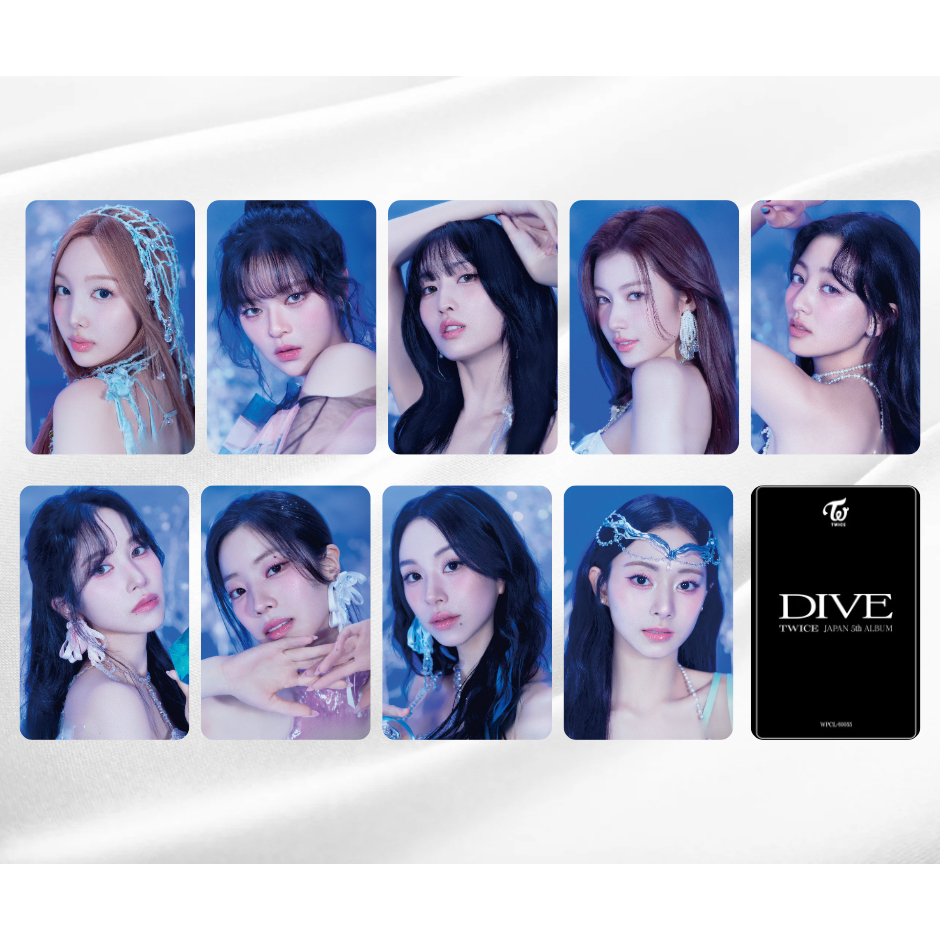 KPOP - TWICE photocards fanmade DIVE- Nayeon - Jeongyeon - Momo - Sana - Jihyo - Mina - Dahyun ...