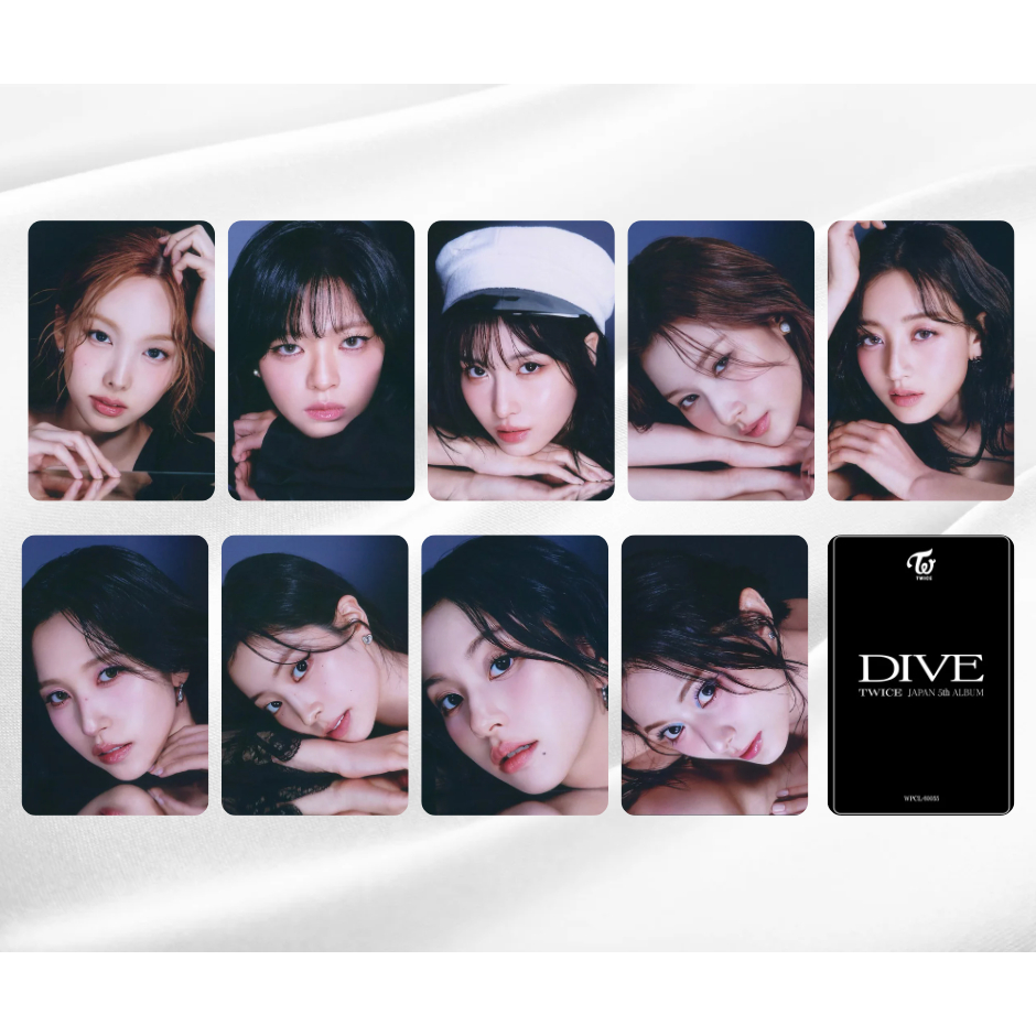 KPOP - TWICE photocards fanmade DIVE- Nayeon - Jeongyeon - Momo - Sana - Jihyo - Mina - Dahyun ...