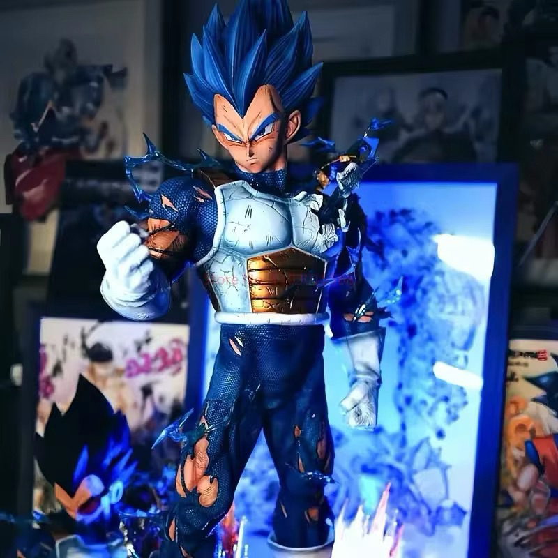 Vegeta Majin Vegeta Blue Action Figure Dragon Ball Z | Shopee Brasil