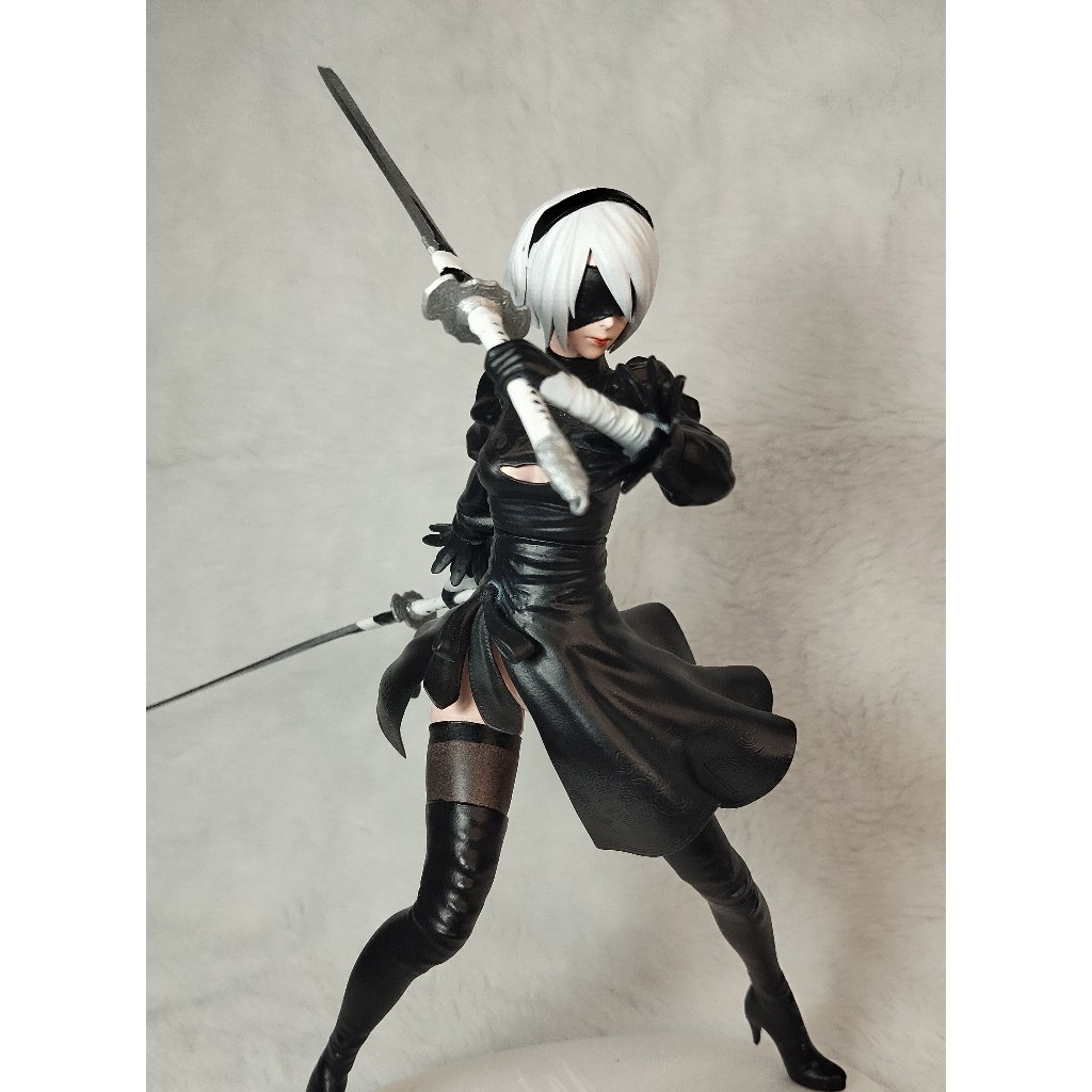 Action Figure YoRHa 2B 21cm - Resina Figure 1/8 Scale - Original Boneca ...