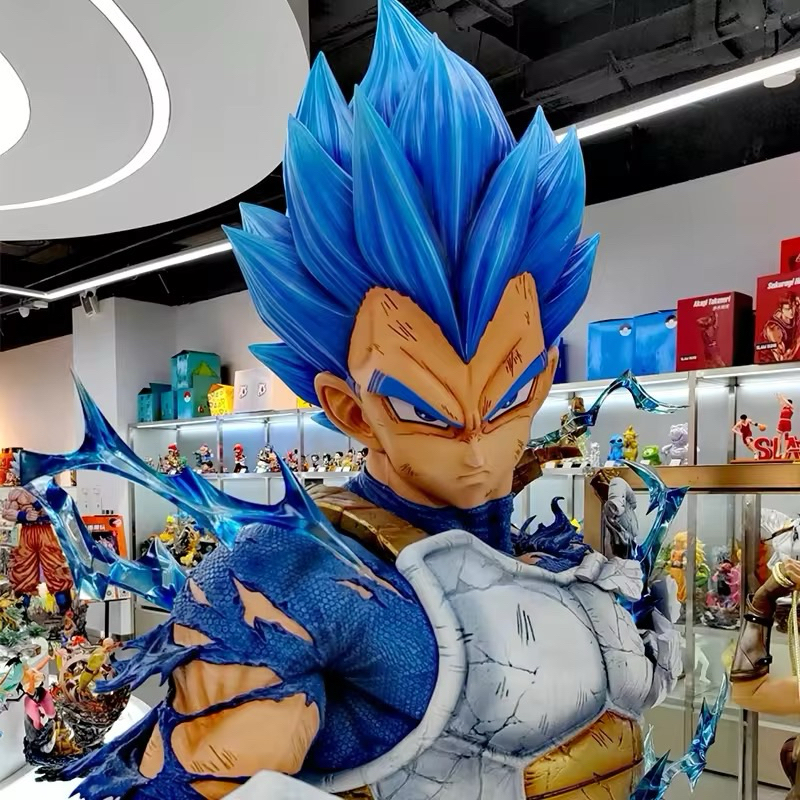 Vegeta Action Figure Blue Dragon ball Z 27,5 cm Ja No Brasil | Shopee ...