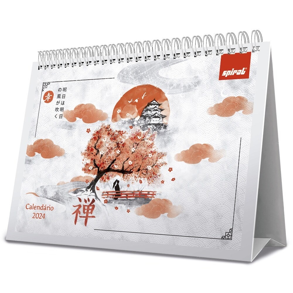 Calendário De Mesa 2024 Zen | Shopee Brasil