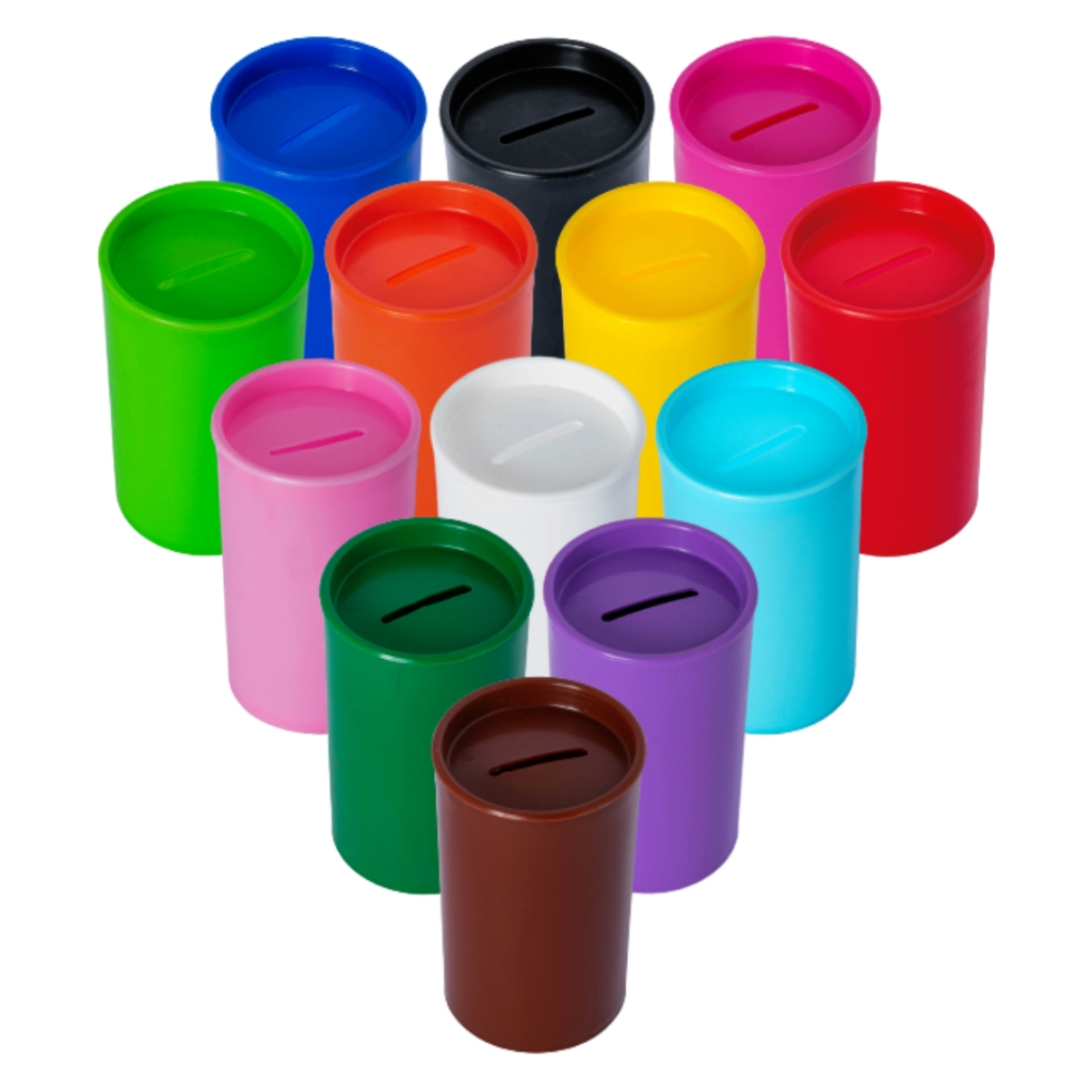Kit 25 - Cofrinho plástico | Shopee Brasil