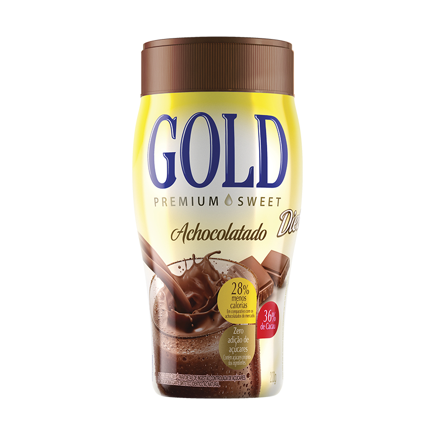 Achocolatado Gold Diet 200 Gramas - Zero Açúcar | Shopee Brasil