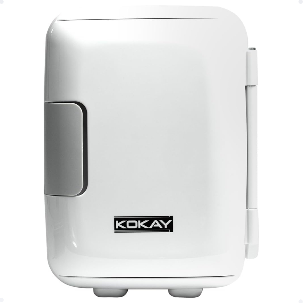 Mini Geladeira Portátil Kokay 4 Litros Branca 12V/127V | Shopee Brasil