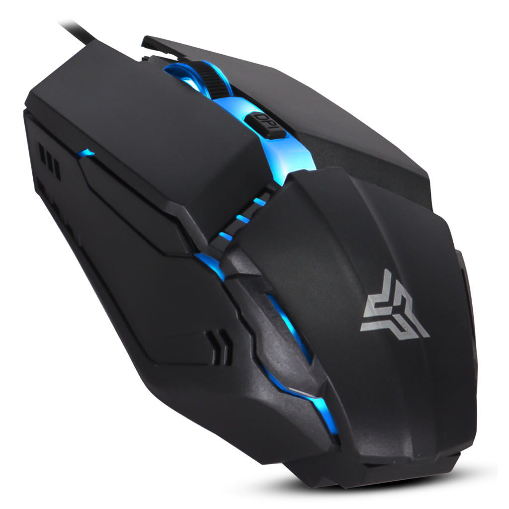 Mouse Gamer Sensor Laser Óptico 1200dpi Led Rgb Ambidestro Ultra Leve 4 ...