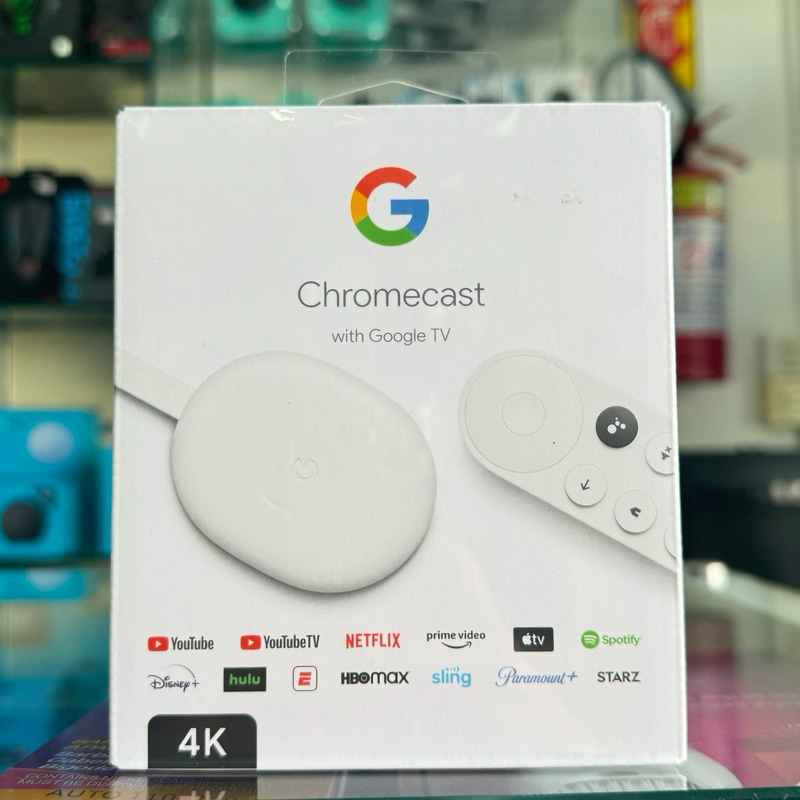 Google Chromecast 4K - ORIGINAL - 4ª Geração | Shopee Brasil