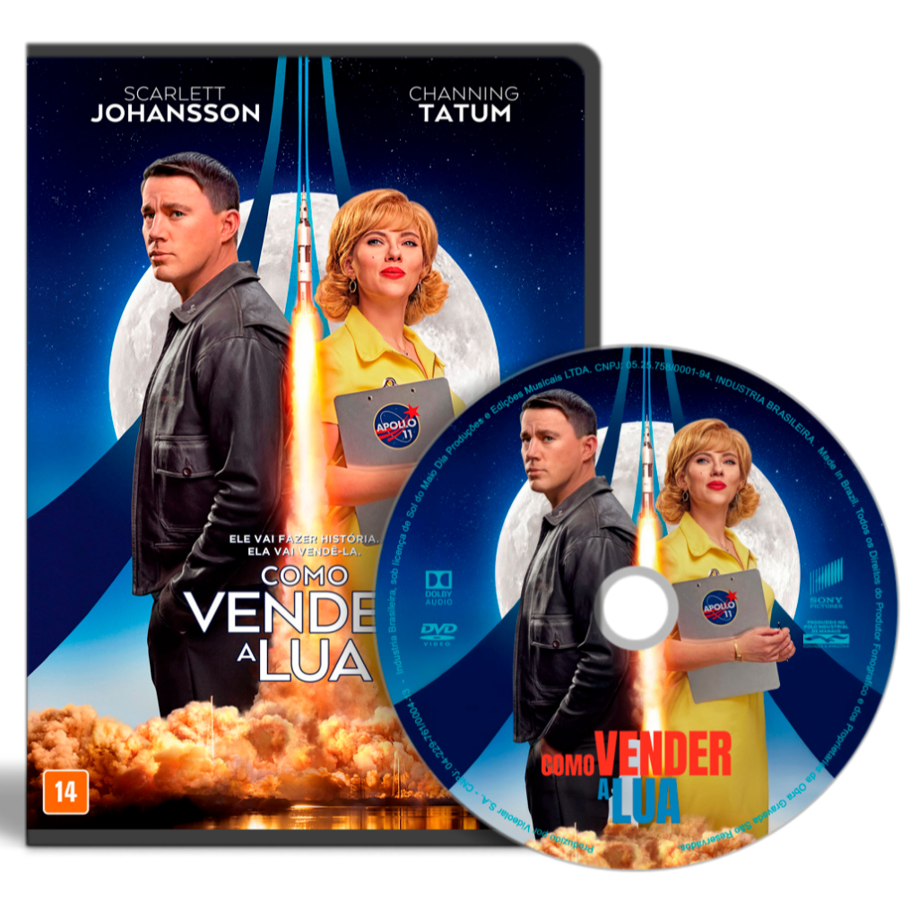 DVD - Como Vender a Lua (2024) (Dub. e Leg) | Shopee Brasil