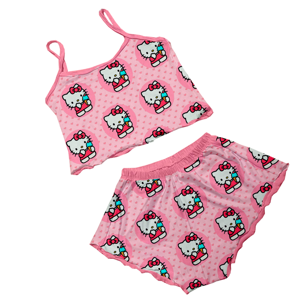 BABY DOLL PERSONAGENS ROSA (2) | Shopee Brasil