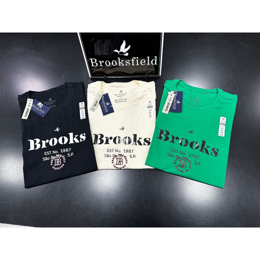 Camiseta Brooksfield | Shopee Brasil