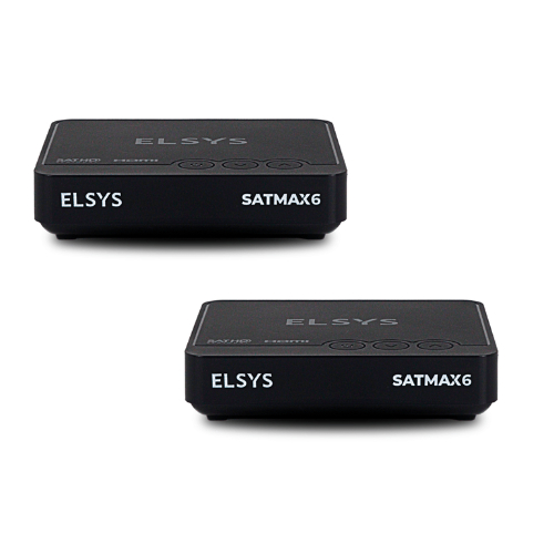 Kit 2 Receptores Satmax 6 100% Digital Via Satelite - Elsys | Shopee Brasil