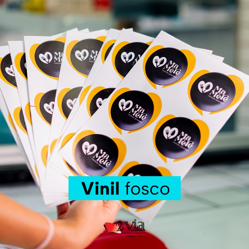 100 Adesivos Personalizados em Vinil 3x3 4x4 5x5 6x6 7x7 Etc - Etiqueta ...