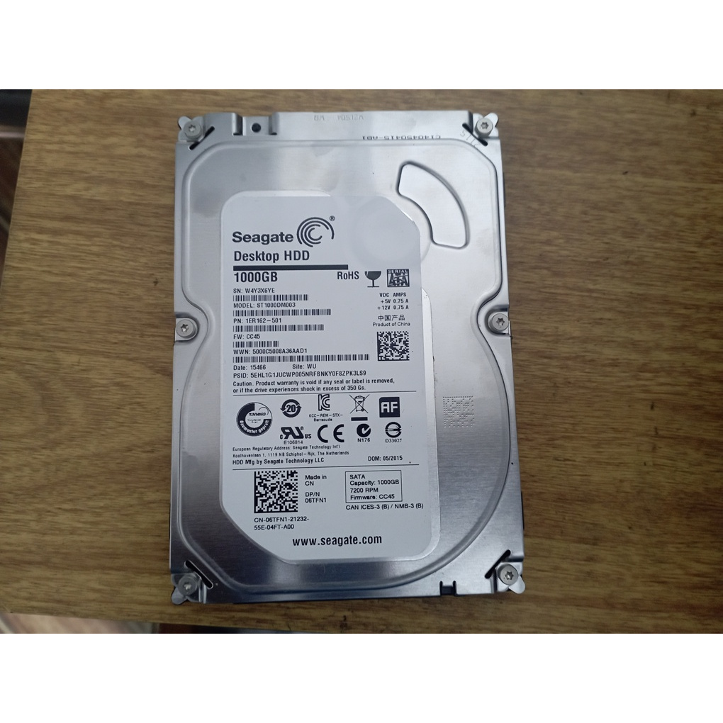 Hd Seagate Barracuda St1000dm003 1tb | Shopee Brasil