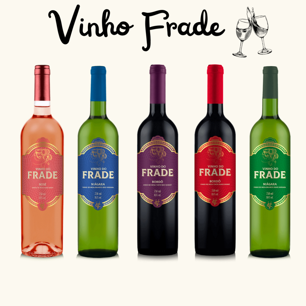 Vinhos Do Frade 750ml (Diferentes tipos) | Shopee Brasil