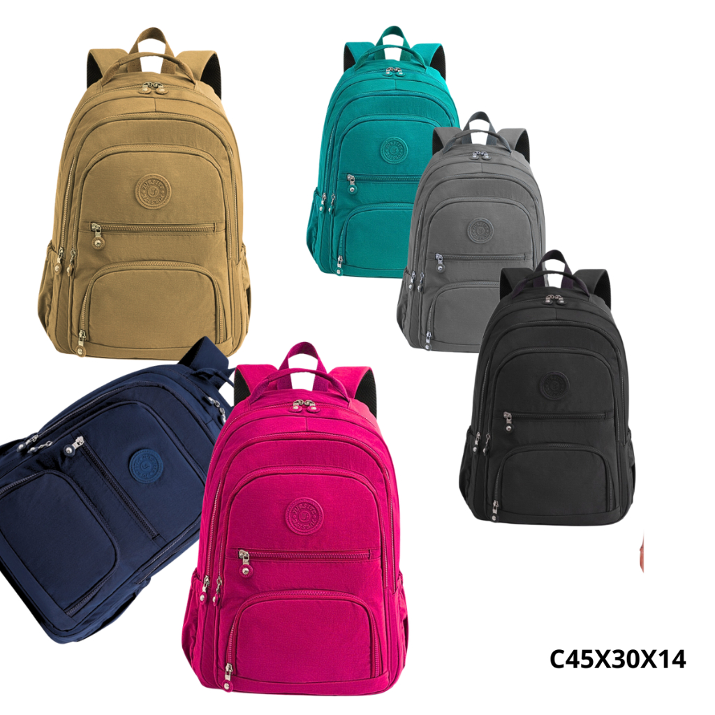 Mochila Escolar Tactel Forrada Super Resistente Lindo Design | Shopee ...