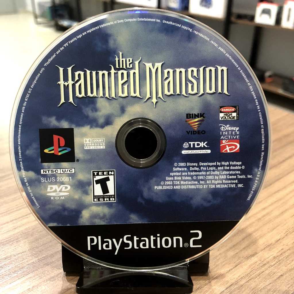 Jogo Haunted Mansion Ps2 Original Sem Caixa | Shopee Brasil