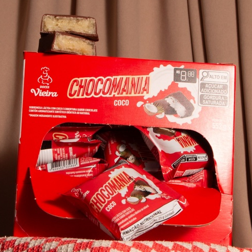 Chocomania Coco 24 unidades 23g cada | Shopee Brasil