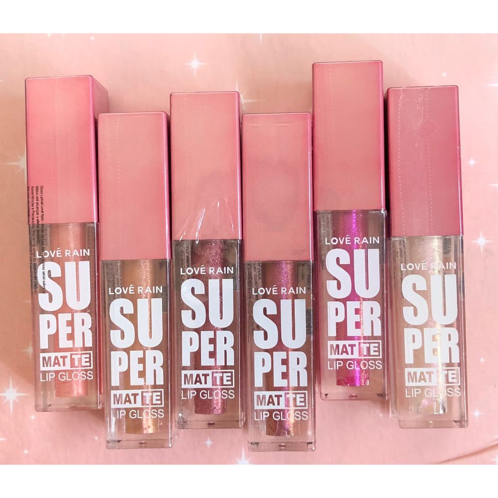 Lip Gloss Super Brilhante Lóve Rain Efeito Espelhado | Shopee Brasil