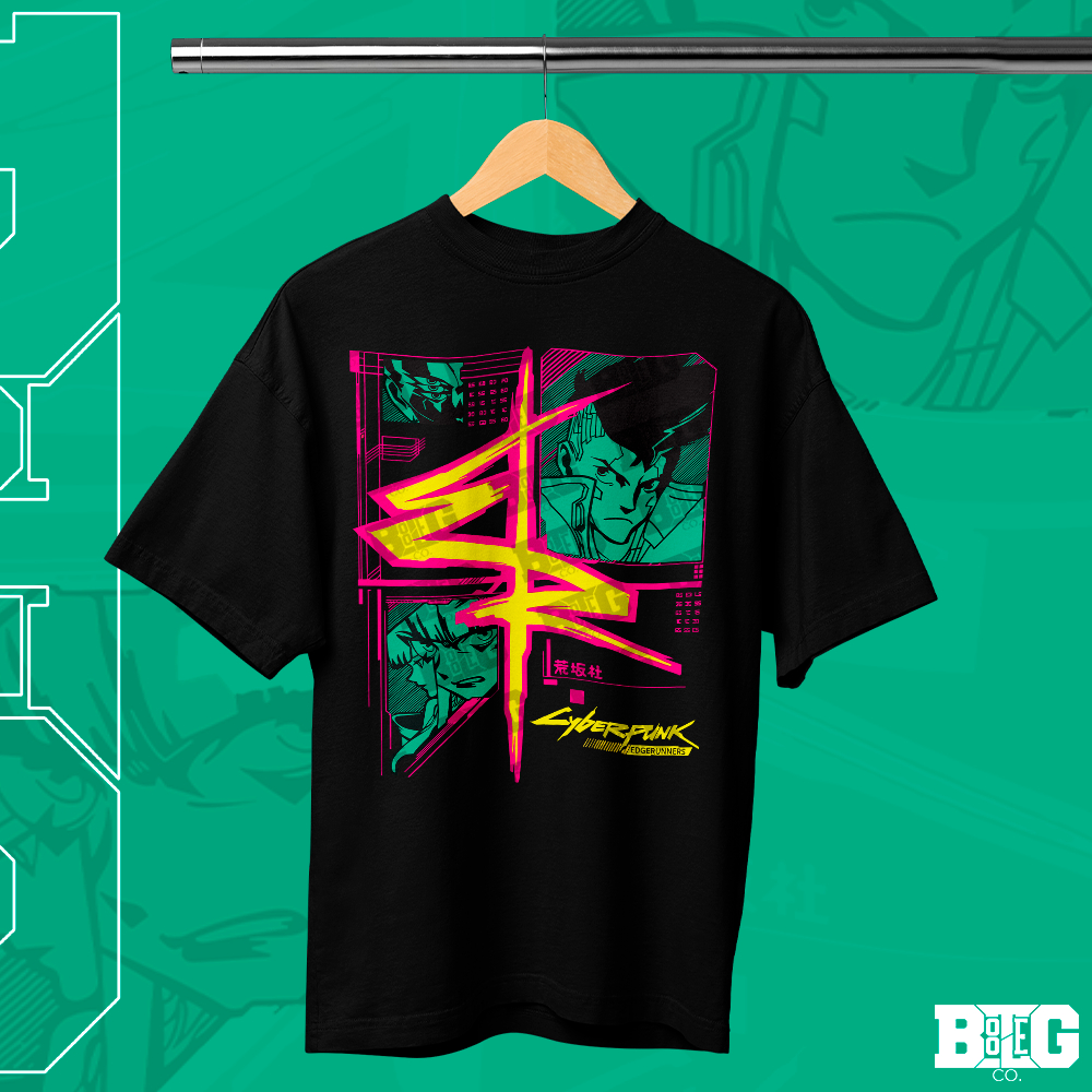 Camiseta Camisa Básica Cyberpunk David Martinez Mercenarios Anime Lucy ... Camiseta Camisa Básica Cyberpunk David Martinez Mercenarios Anime Lucy ...