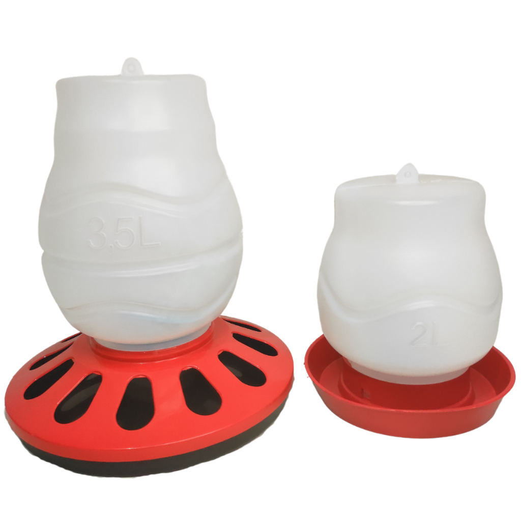 Comedouro Bebedouro Aves Galinhas Frango Automático 3kg E 2l | Shopee Brasil