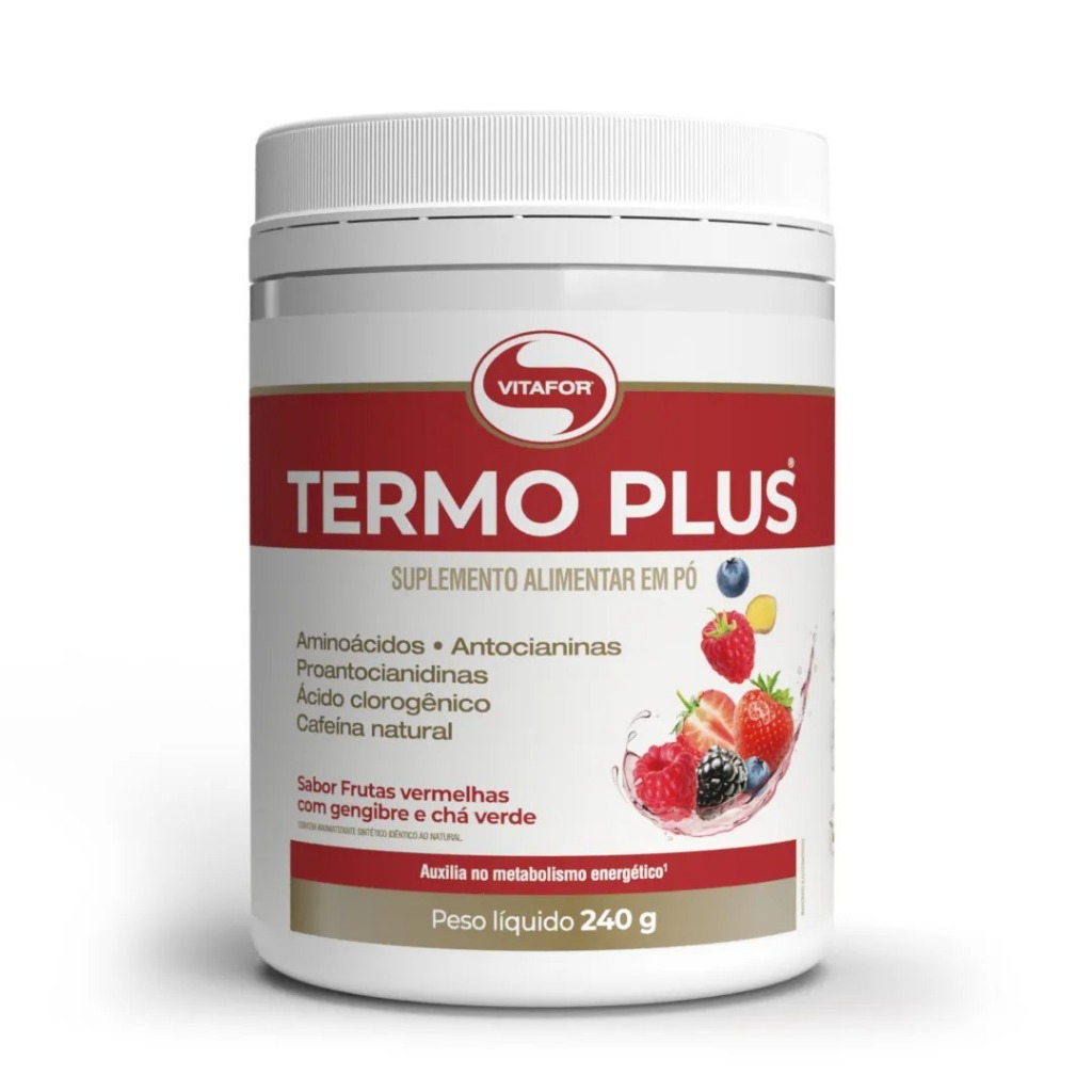 Suplemento em pó Termo Plus Termogenico Vitafor 240g - 60 Doses ...