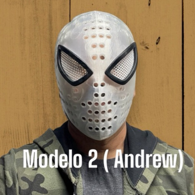 Faceshell Spider man (Máscara concha) - Para Cosplay - Acompanha Lentes ...