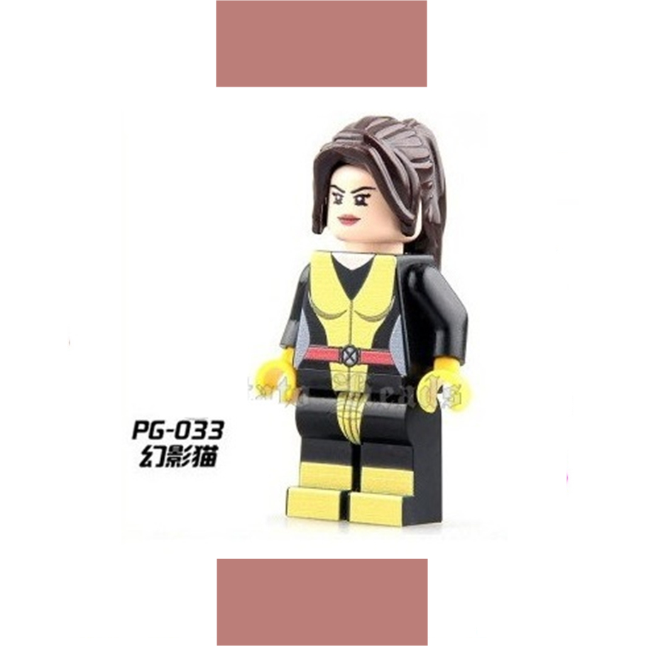 Minifigura Lince Negra / Kitty Pryde - X-MEN "Compatível com Lego ...